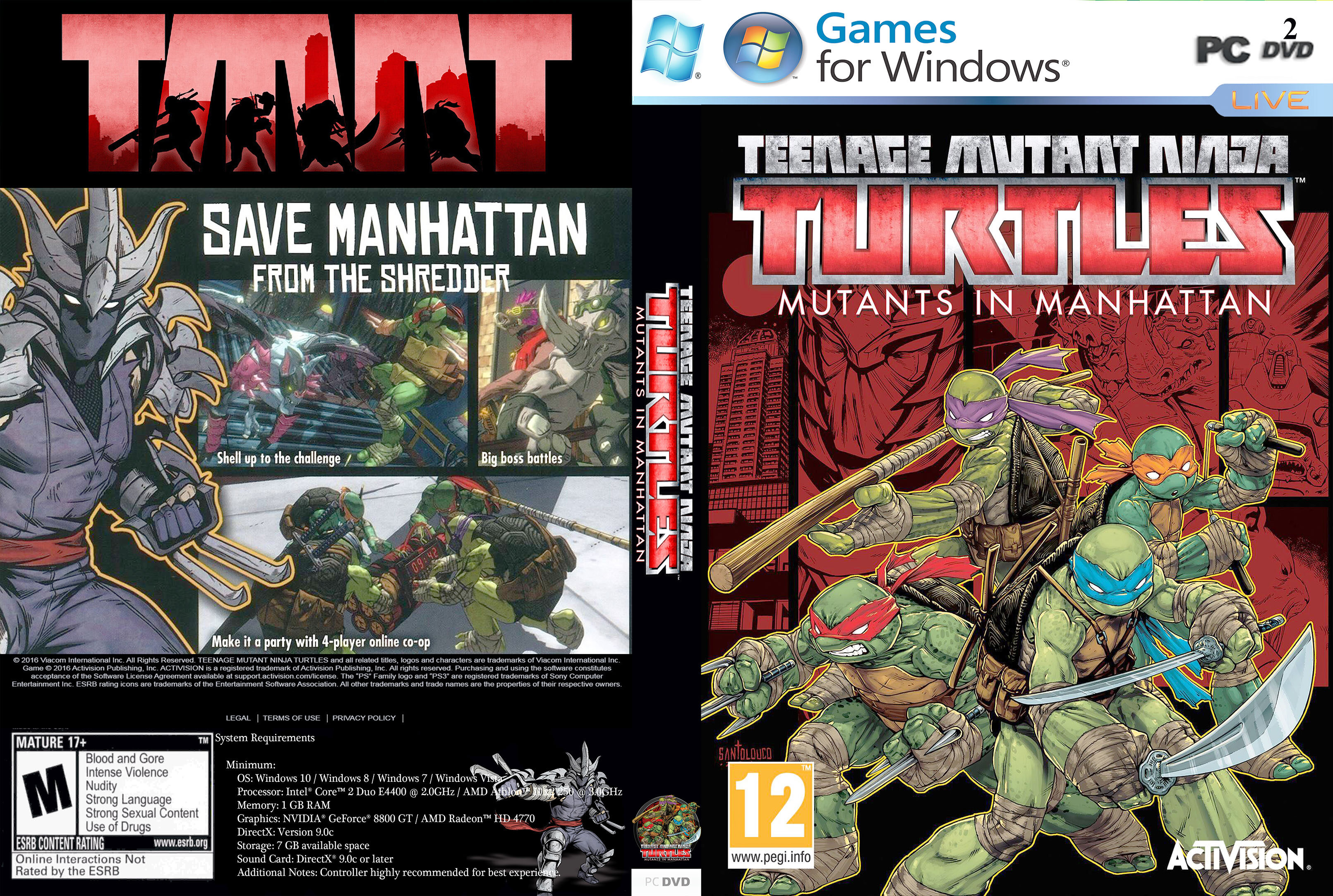 Teenage Mutant Ninja Turtles: Mutants in Manhattan PC GAME [Offline ...