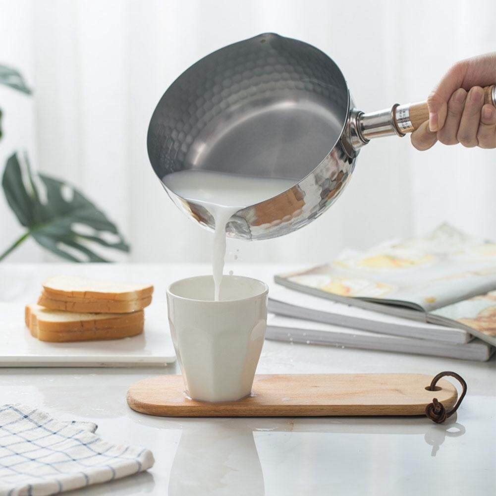 Saucepan Soup Cooking Pot Snow Pan Aluminium or Stainless Steel 18cm ...