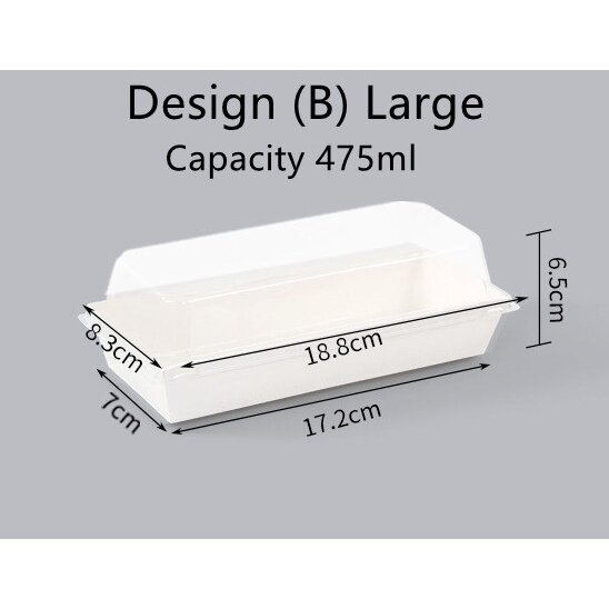 [Premium] Kraft White Paper Square Rectangular Bakery Cake Donut Food ...