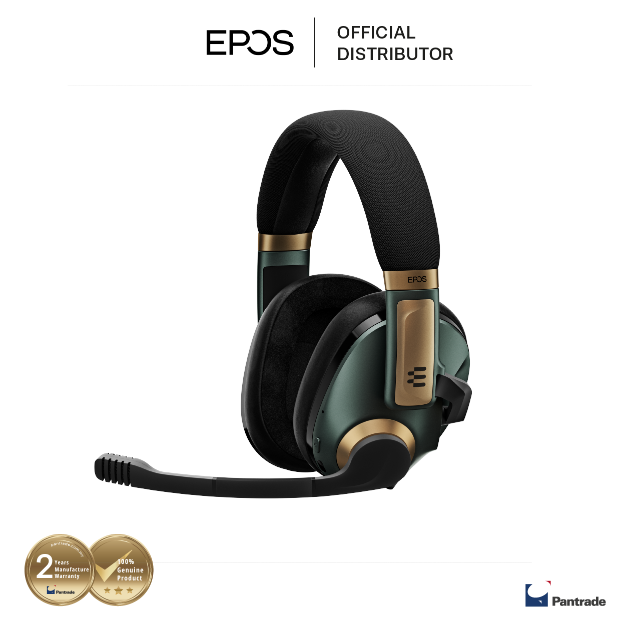 EPOS H3PRO Hybrid Wireless Closed Acoustic Gaming Headset | Lazada