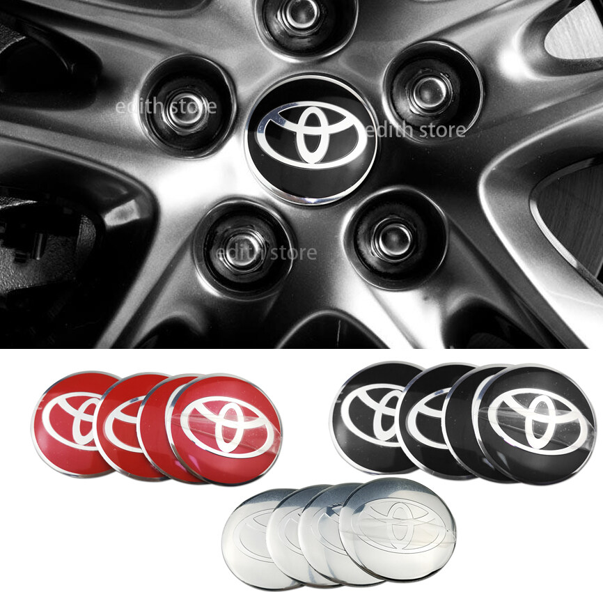 4 Pieces 56.5mm Auto Tires wheel Accessories Hub cap Stickers For ...