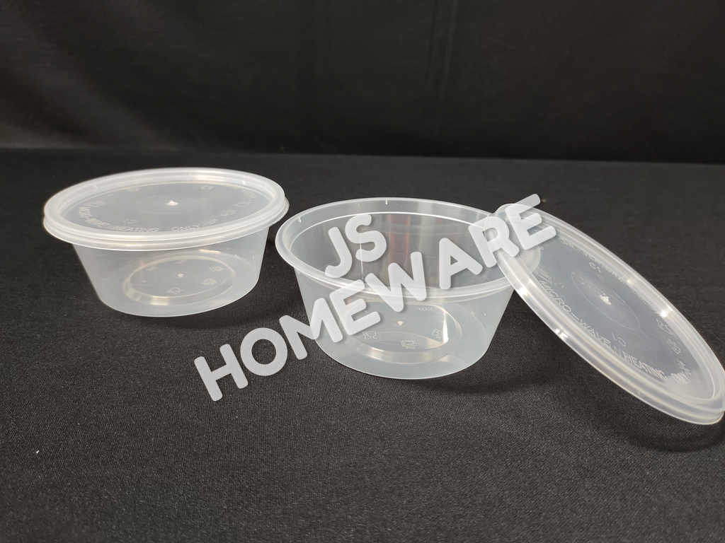 10oz Round Disposable Plastic Food Container (50pcs+- ) | Lazada