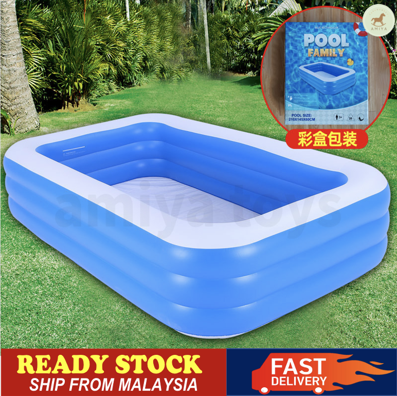 Baby Kid Inflatable Swimming Pool Paddling Pool Large Size Thickened ...