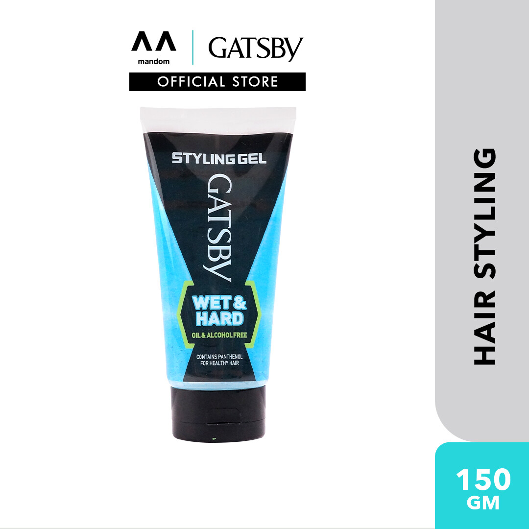 GATSBY Styling Gel Wet Hard 60gm/150gm (mens hair gel, mens styling ...