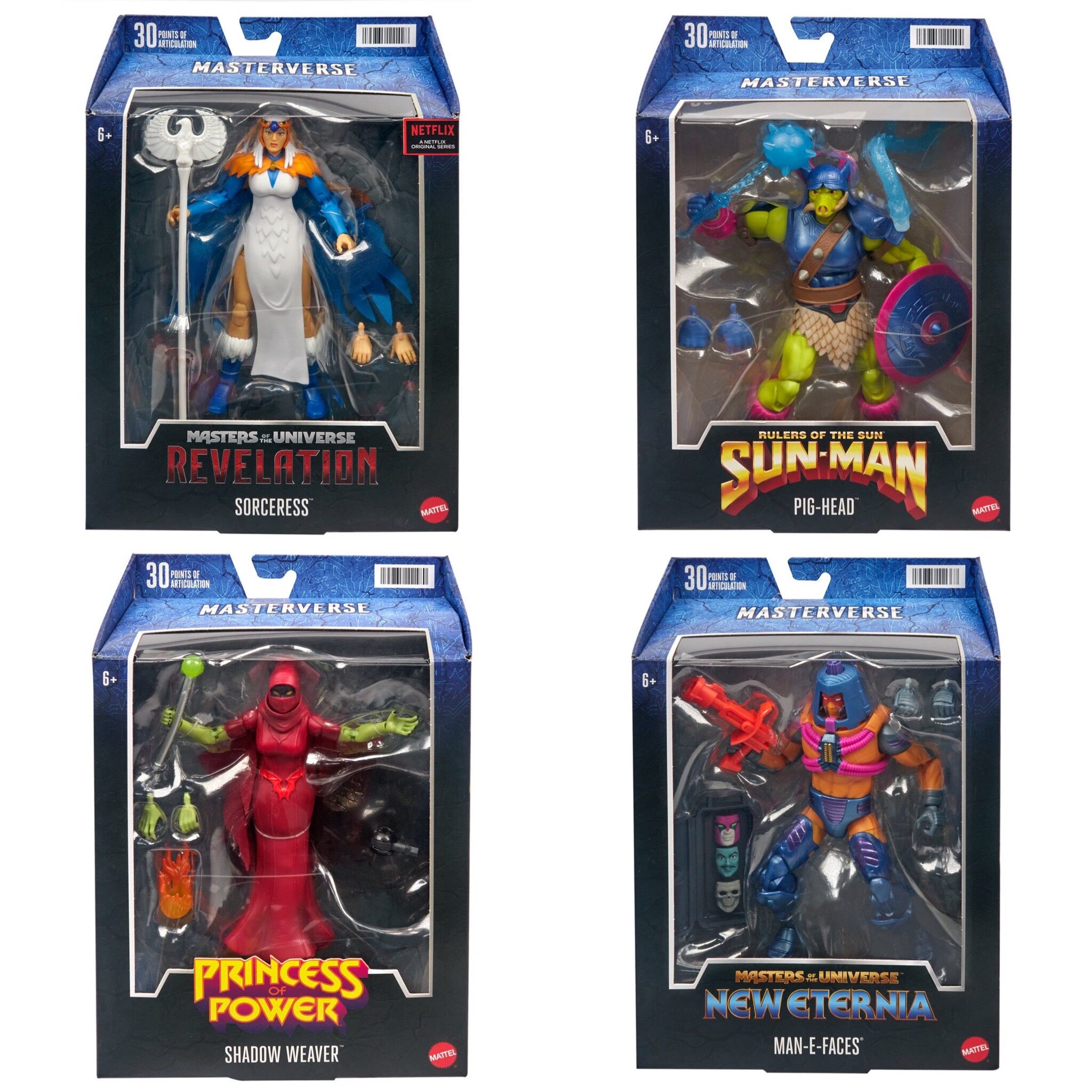 Masters of the Universe Masterverse Wave 8 (Sorceress, Shadow Weaver ...