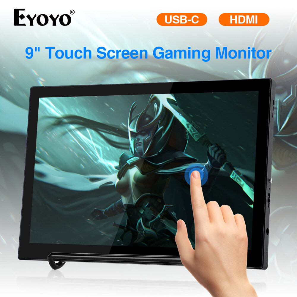 Eyoyo หน้าจอเล่นเกม HD แบบพกพาสำหรับ Pc,11.6 /14นิ้ว IPS จอแสดงผล HD คู่เข้ากันได้กับ Raspberry ...