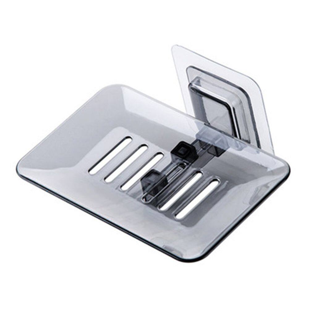 DHAQZC Bathroom Drain Wall Mount Single Layer Hanging Shelf Soap Holder ...