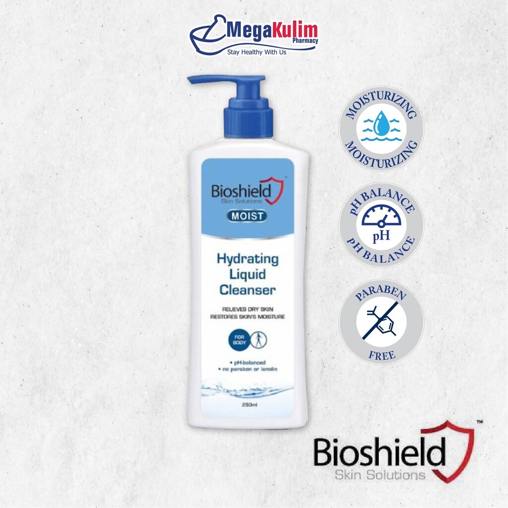Bioshield Moist Hydrating Liquid Cleanser 250mL | Lazada