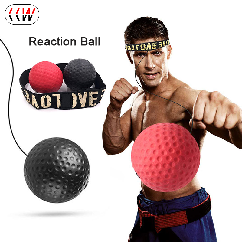 CCW Boxing Reflex Speed Punch Ball MMA Sanda Boxer Raising Reaction ...