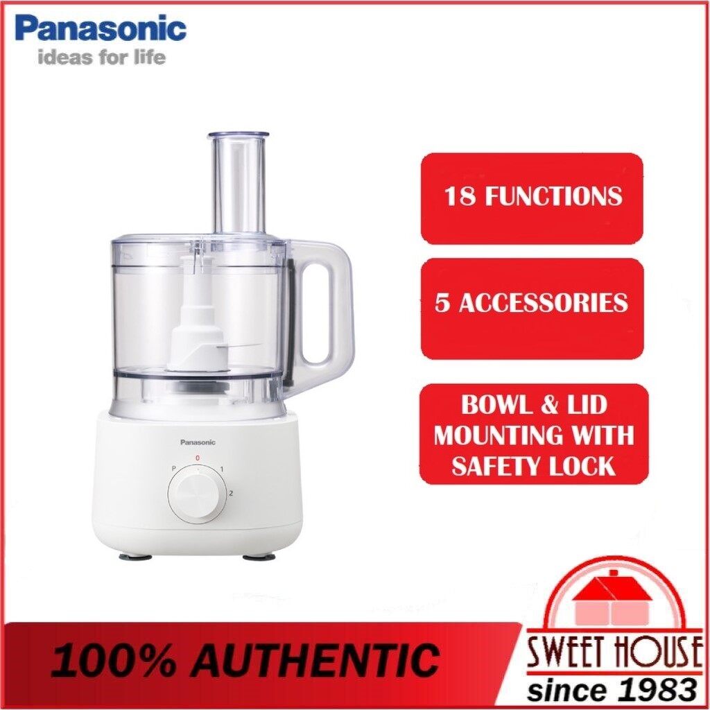 Panasonic Food Processor with 5 Accessories for 18 Functions | MK-F310WSK (Meat Grinder Juicer ...