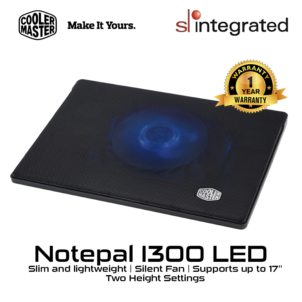 Cooler Master Notepal I300 LED 160mm Fan Notebook Cooler | Lazada
