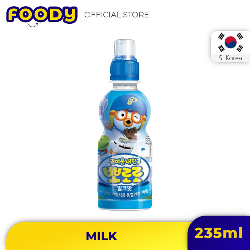 Korea Paldo Pororo Drinks Milk / Apple / Strawberry / Blueberry ...