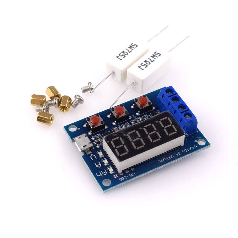 HW-586 Battery Capacity Tester 1.2V 12V 18650 Lead-Acid Li-ion ...