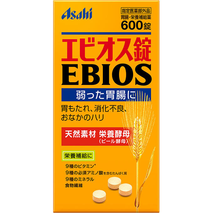 Asahi Ebios 600 tablets (Designated quasi-drug) Quasi-drugs Intestinal ...