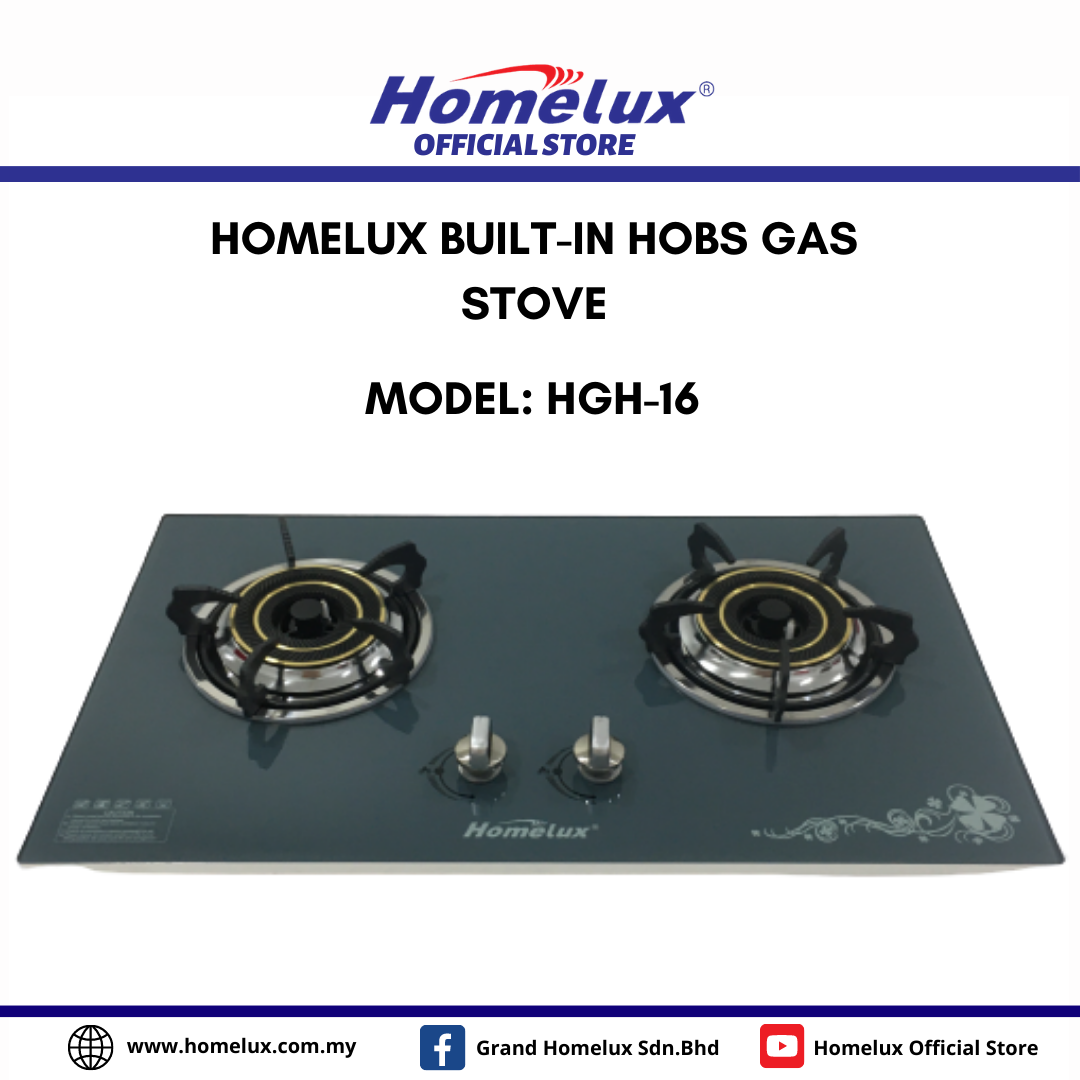 HOMELUX BUILT-IN GAS STOVE HGH-16 | Lazada