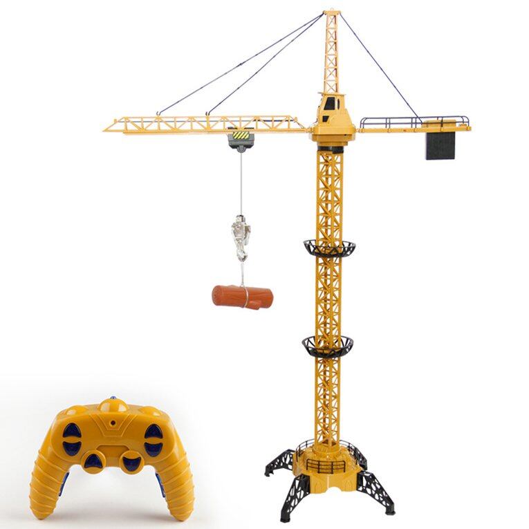 OH 1.28m Remote Control Tower Crane Toy For Kids Tower Crane ...
