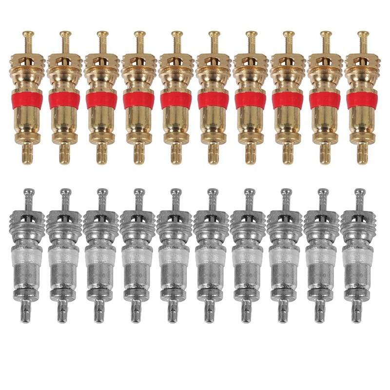 Valve Core Tool Set 20Pcs Valve Cores, 4-Way Valve Tool, Dual Single ...