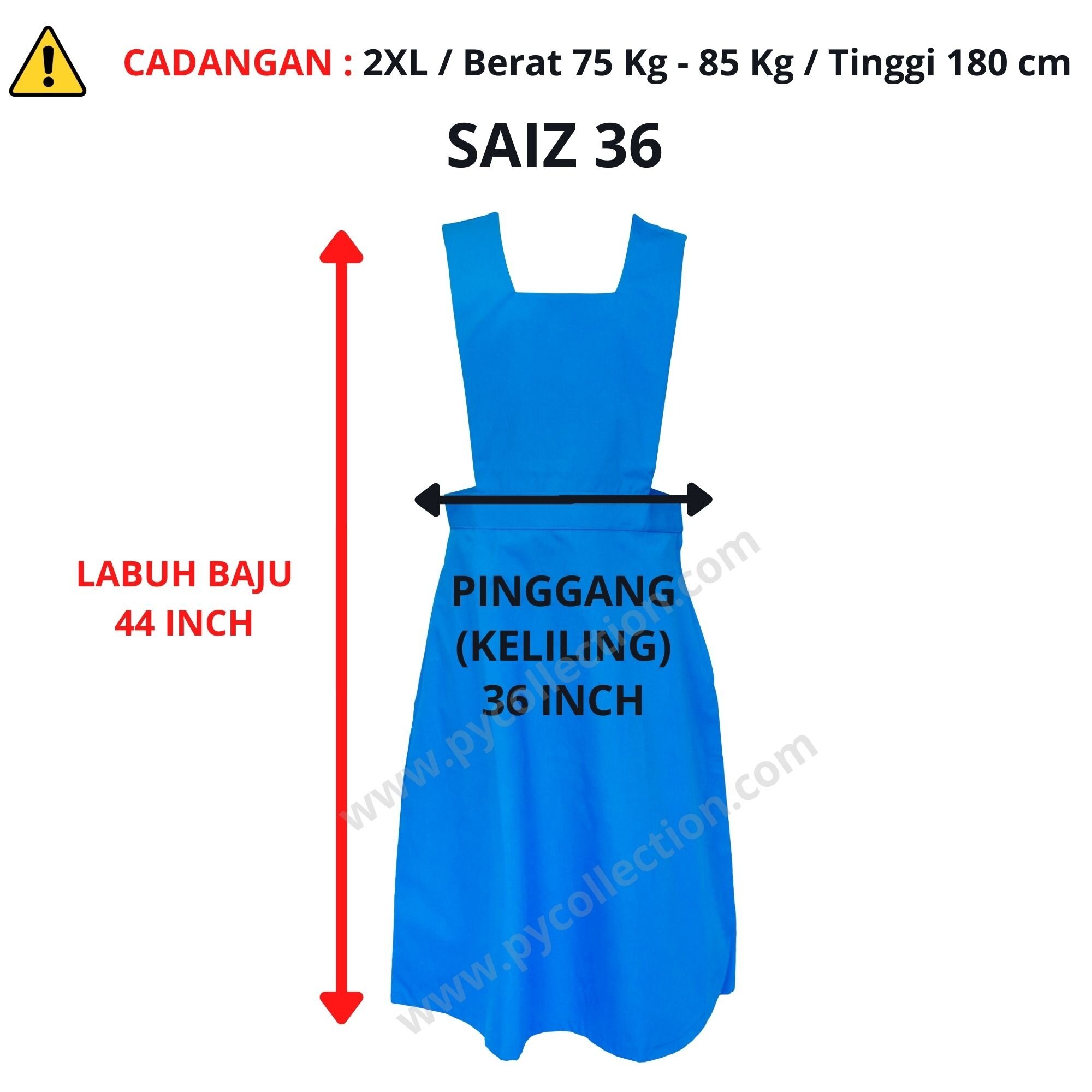 Pinafore Girls Secondary School Uniform SMK 女生中学蓝裙校裙 GAUN BRAND BLACK ...