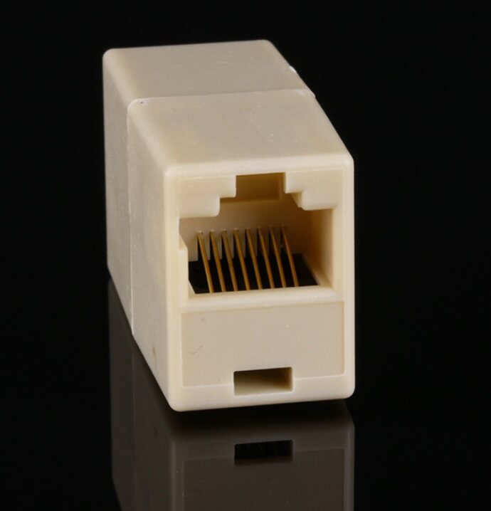 RJ45 Cable Connector RJ45 CAT5 cat5E cat6 Extender Network Cable ...