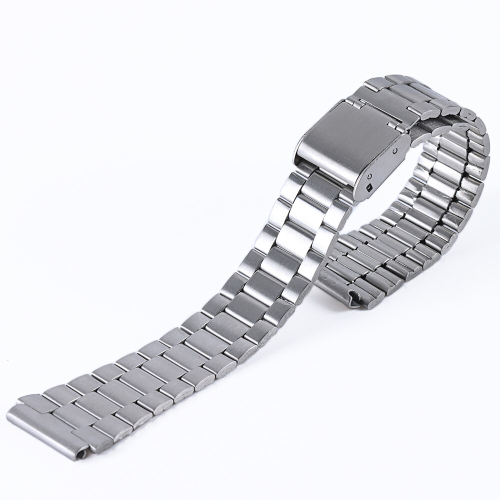 Metal Watch Band Vintage Steel Wristbnd for Casio SGW400 F91W F84 F105 ...