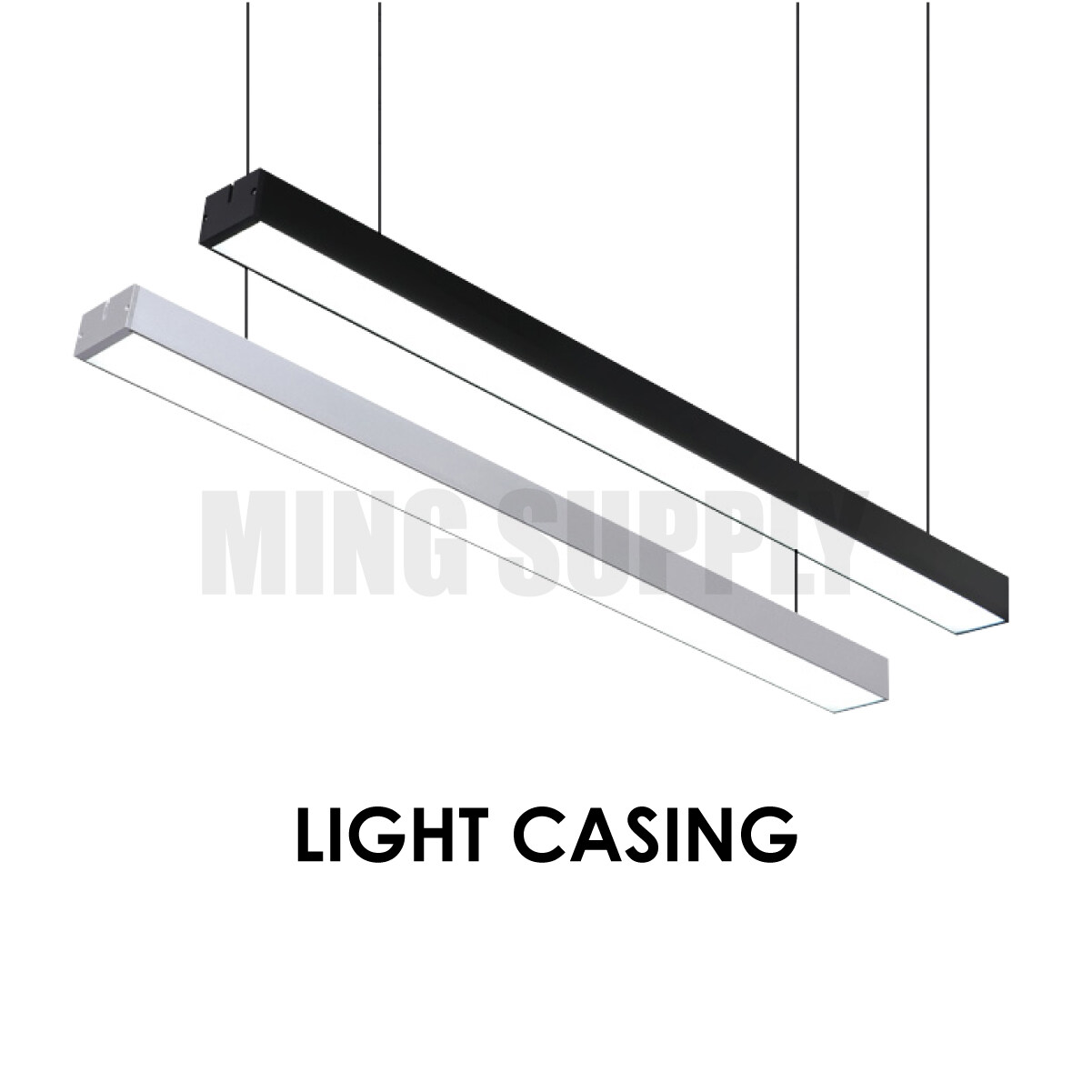 MS_ LED T8 Linear Light Casing 2FT 4FT Kalimantang Tube Fitting Ceiling ...