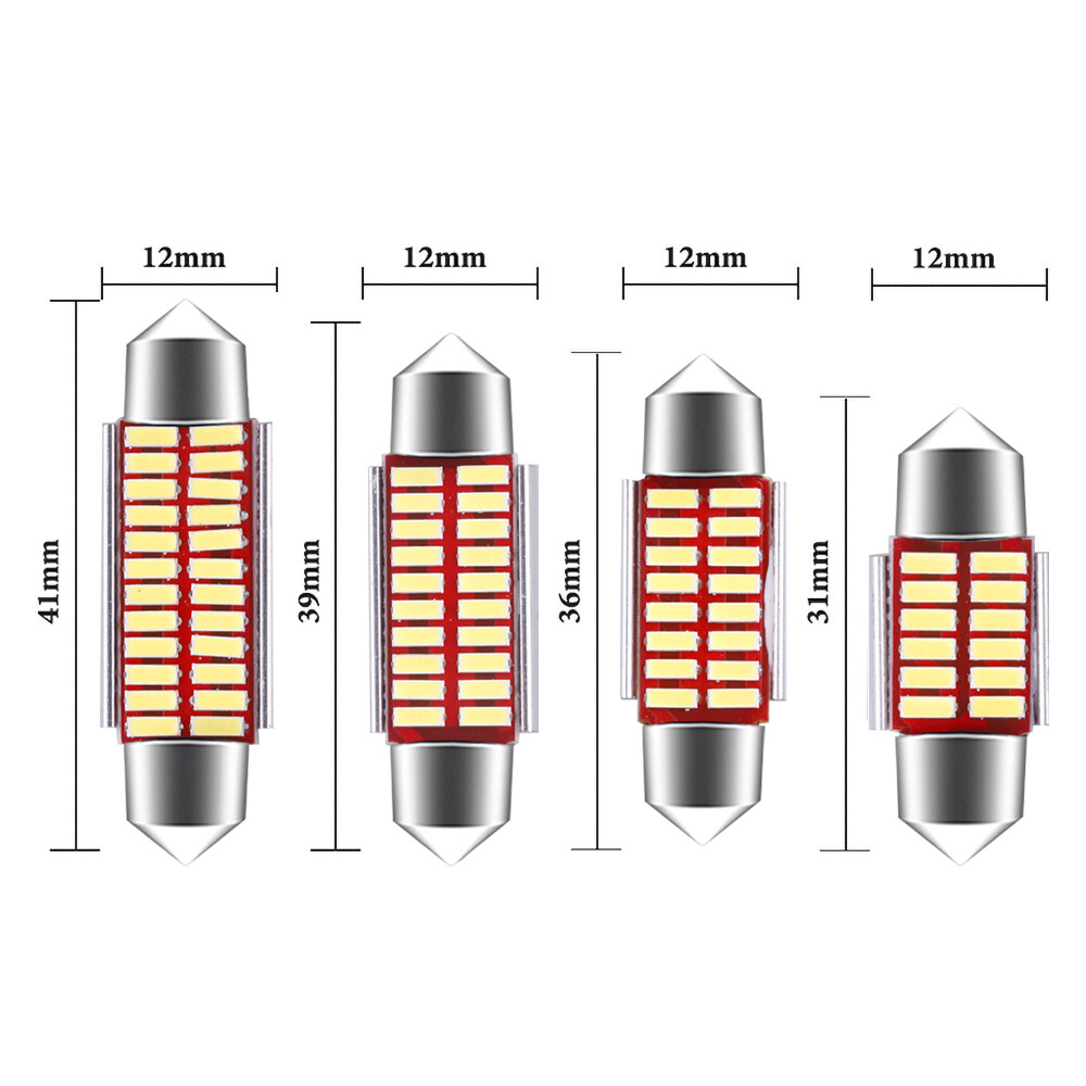 Aitemay ไฟ LED C10W C5W ดวง Canbus,หลอดไฟ LED 31มม. 36มม. 39มม. 41มม. ไฟอ่านหนังสือไฟส่องภายใน ...