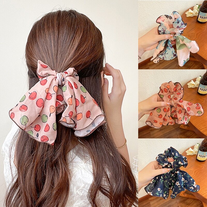 ใหม่เกาหลีผมเชือกแฟชั่นโบว์ริบบิ้น H Airband วงยางยืดหยุ่นสำหรับผู้หญิง ...