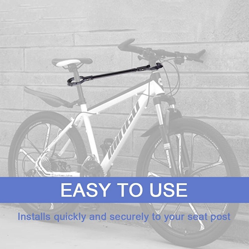 Capacity 30Kg66Lbs Bike Bicycle Top Tube Cross-Bar Frame Adjustable ...