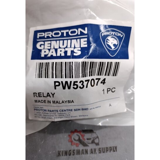 PW537074 Proton Saga BLM Persona FAN , STARTER POWER STARTER RELAY 4PIN ...