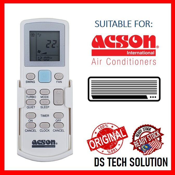 [M'SIA STOCK] ACSON ORIGINAL AIRCOND REMOTE CONTROL AIR COND AIR ...