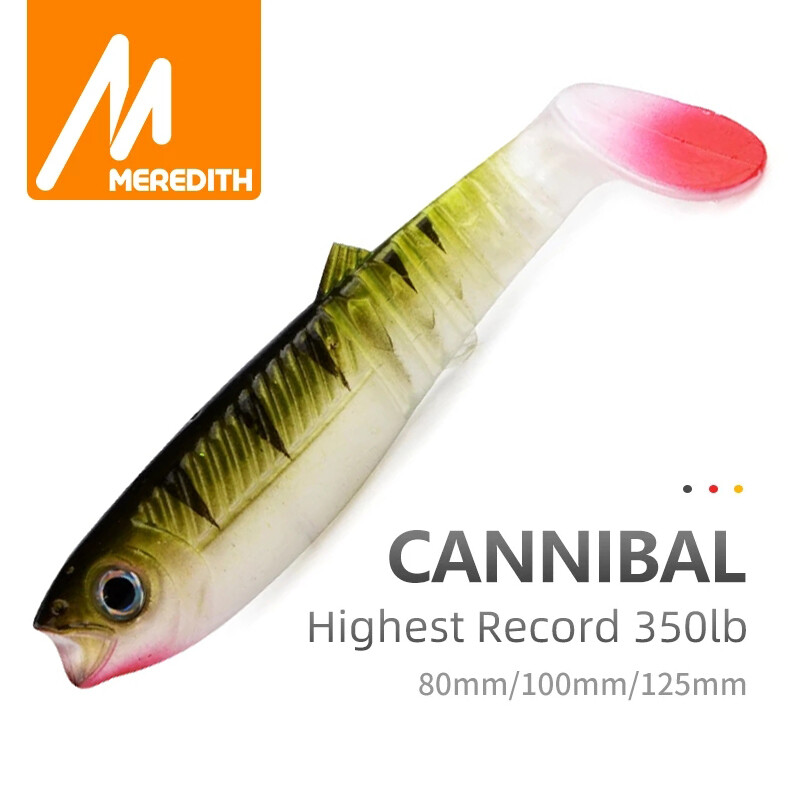 MEREDITH Cannibal เหยื่อ80มม.100มม.125มม.ประดิษฐ์เหยื่อตกปลา Wobblers ...