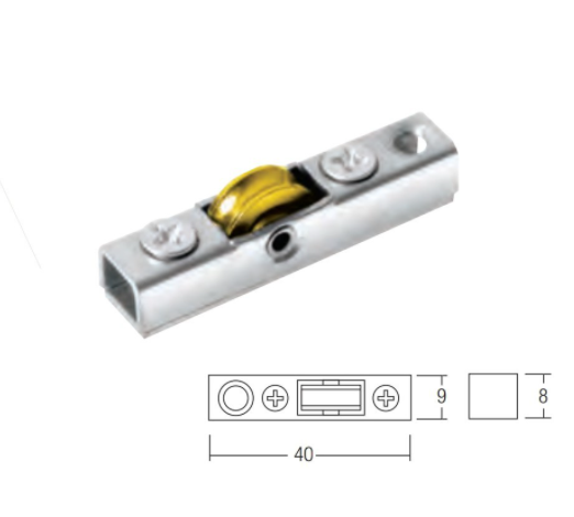 Showcase roller wheel cabinet glass door roller roda showcase display ...