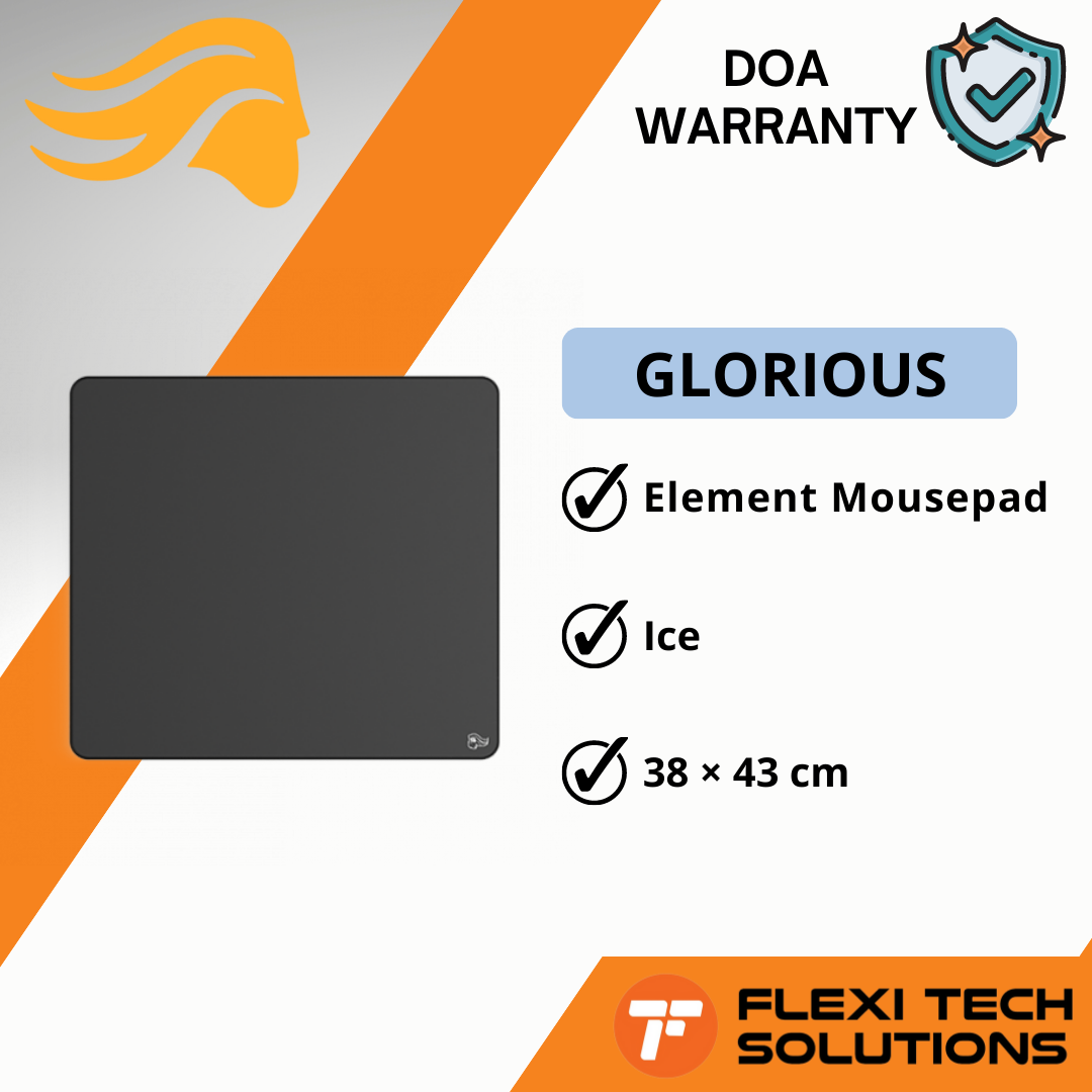 Flexi Tech GLORIOUS Element Gaming Mousepad EXTRA Large Air / Fire ...
