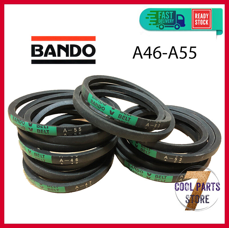 BANDO V Belt A46 A47 A48 A49 A50 A51 A52 A53 A54 A55 Bando V Belt- 100% ORIGINAL | Lazada
