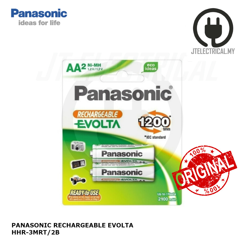 Panasonic EVOLTA Rechargeable AA Batteries | Lazada