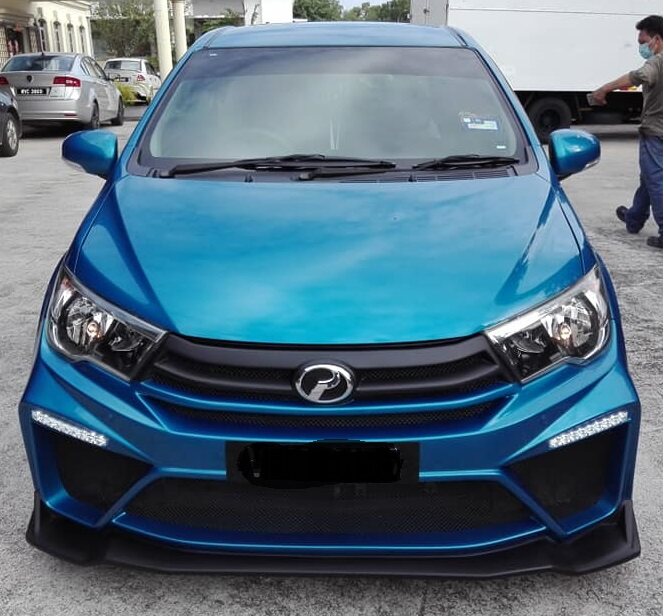 Perodua Bezza GT Front Bumper Bodykit Body Kit Nice Fitting With DRL ...