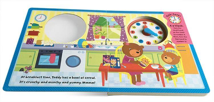 Tick-Tock Clock Board book English Activity Books for Kids สมุด ...