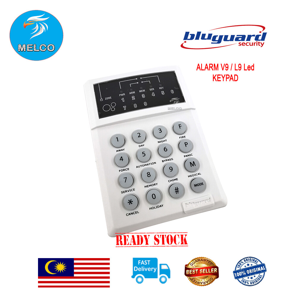 Bluguard L9 V9 Alarm Keypad LED Keypad | Lazada