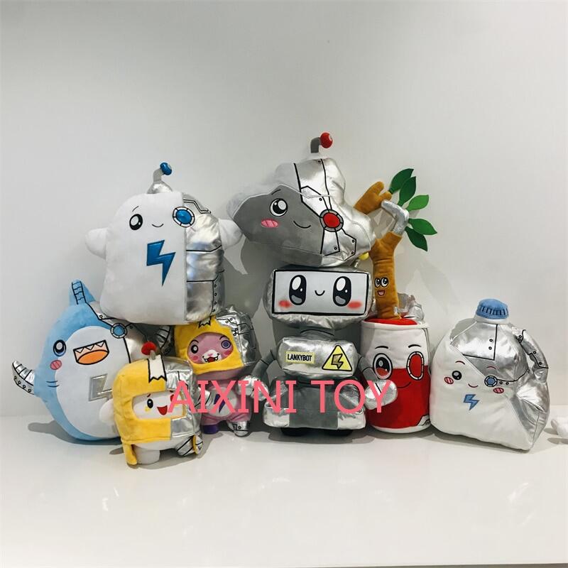 Lankybox Glow In The Dark Plush Robot Lankybox Cyborg Plush Ghosty ...