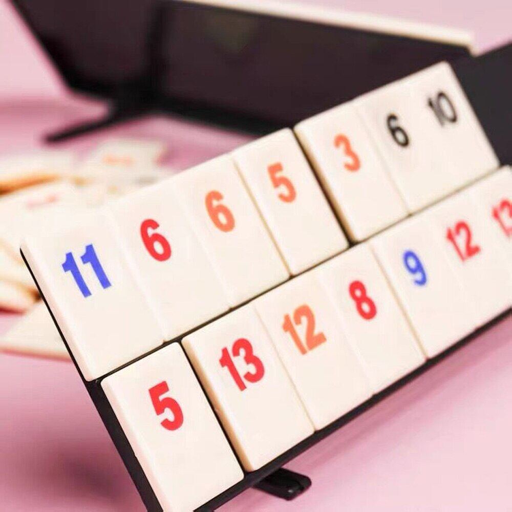 2021 New Israel Fast Moving Rummy Tile Classic Board Game 2-4People ...