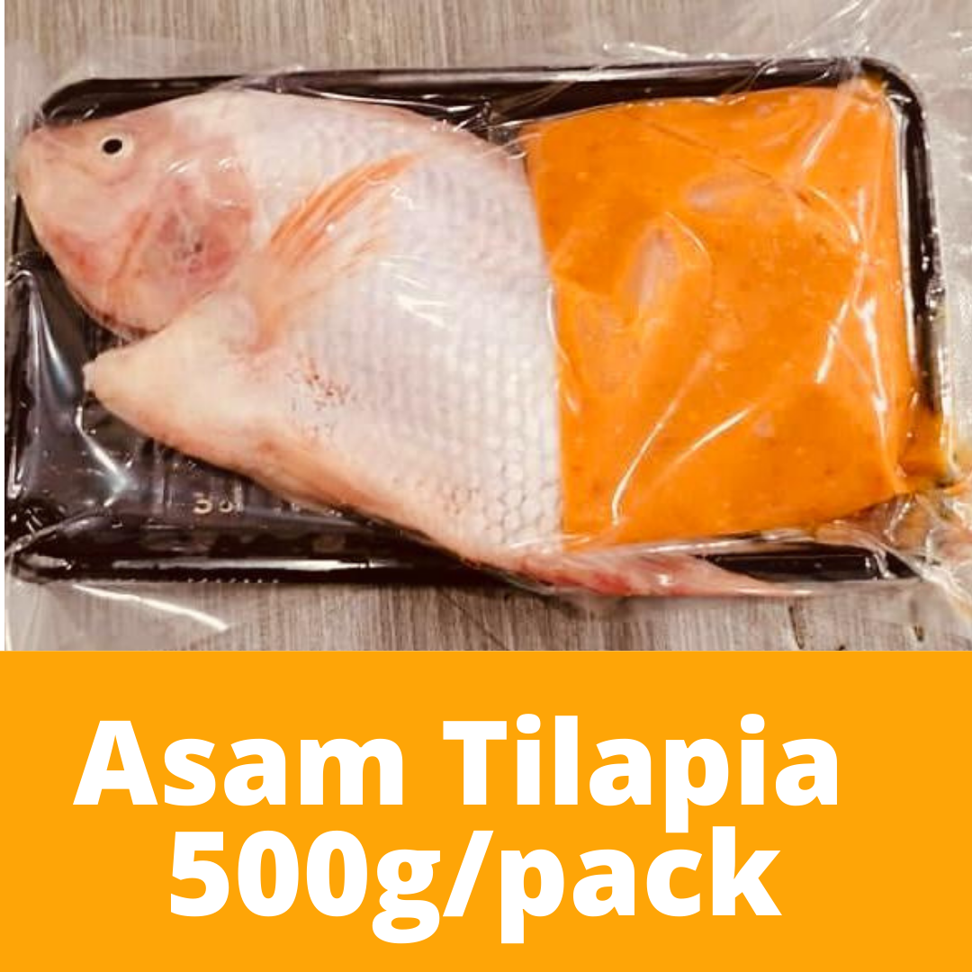 Asam Tilapia (Scale off & Cleaned) 500G +/- 亚参非洲鱼 Sung Tao Frozen ...