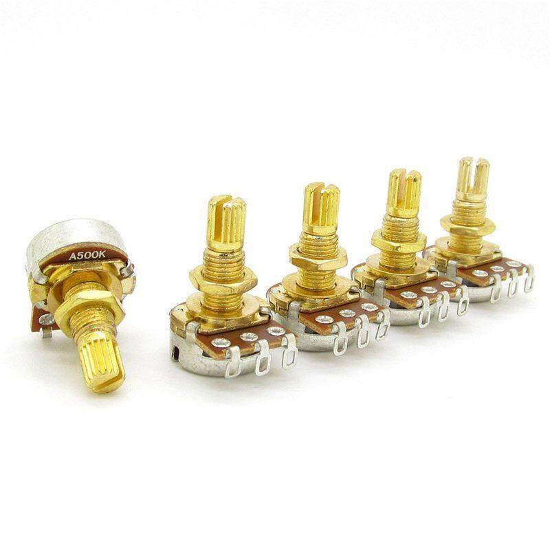Guitar Potentiometer Audio Volume&Tone Pots Switch Control A500k Split ...