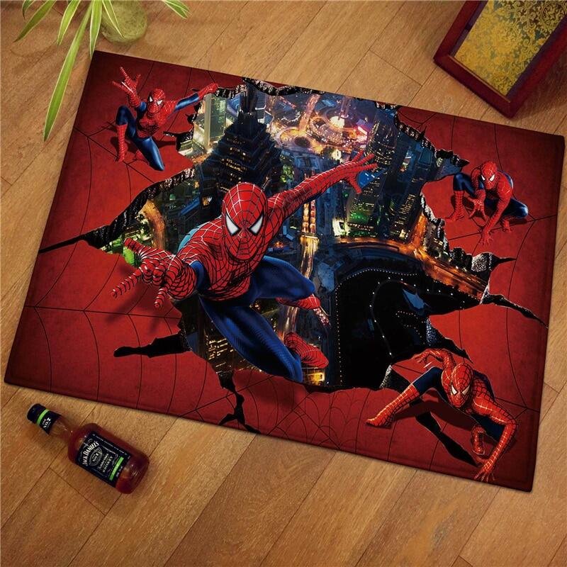 60x40cm Disney Spiderman Children kids Floor Mats Print Bathroom ...