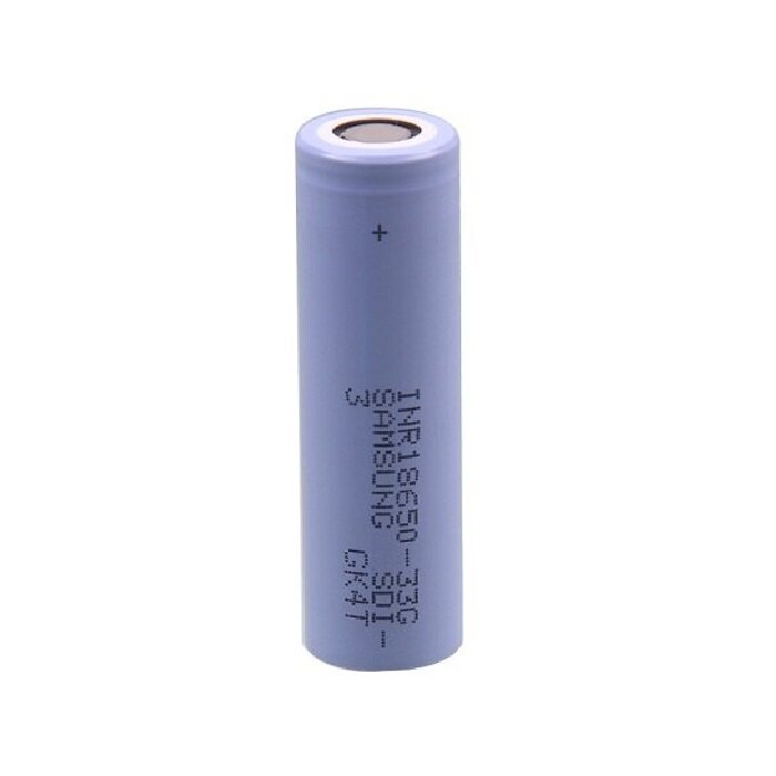 Genuine samsung INR 18650 33G 3.7V 3300mAh 10A Li-ion Lithium ion ...