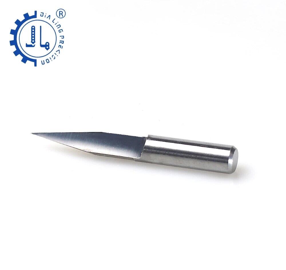 1PC JIALING 6Mm Flat Bottom Engraving Metal End Mill กล่องพลาสติก Flat ...
