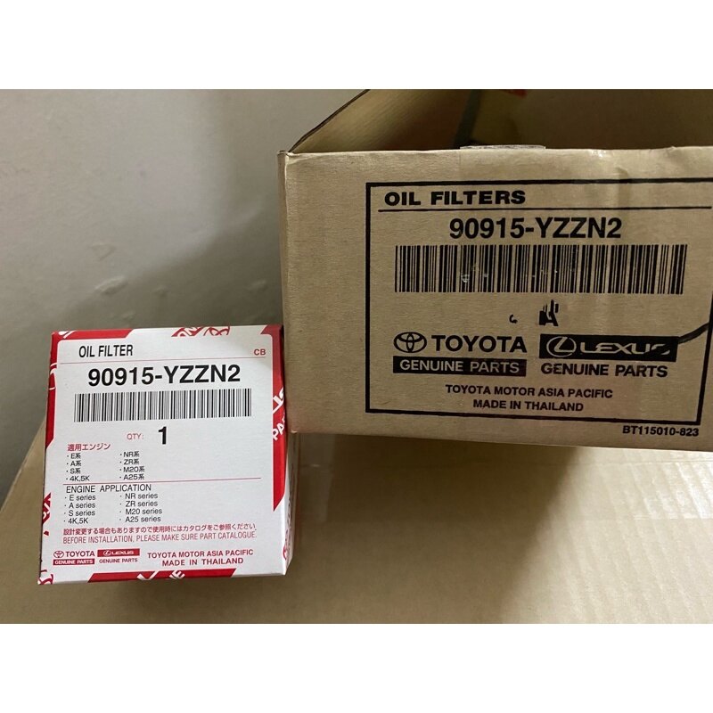 ORIGINAL TOYOTA OIL FILTER ( 90915-YZZE1 YZZN2 / YZZE2 / YZZD2 ) (1 ...