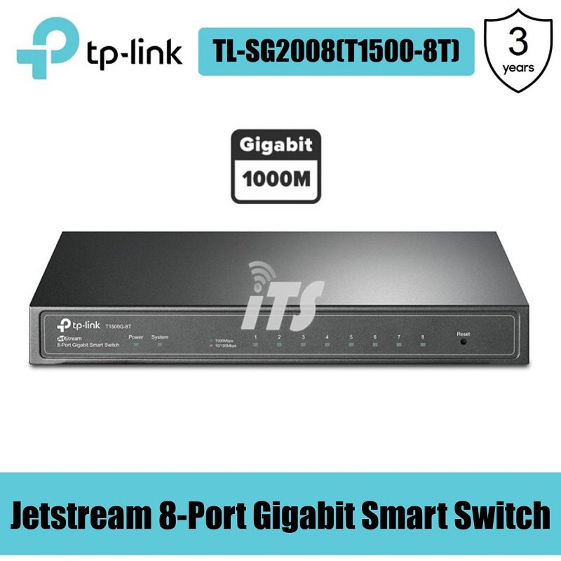 TP-Link Jetstream 8-Port Gigabit Smart Network Switch (TL-SG2008(T1500G ...