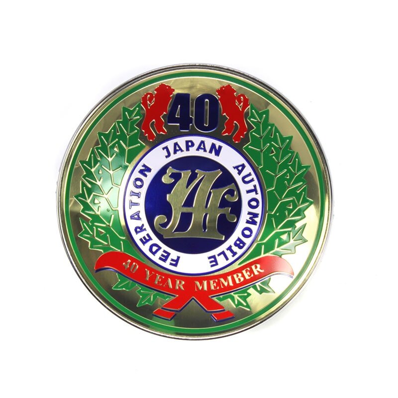 HYS New Style JDM JAF Racing Japan Automobile Federation Badge Sticker ...