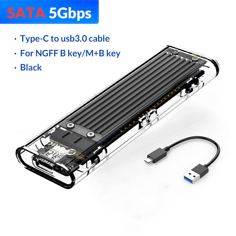 ORICO M2 SSD กรณี NVMe NGFF โปรโตคอลคู่ USB3.1 GEN2 10Gbps SSD ...