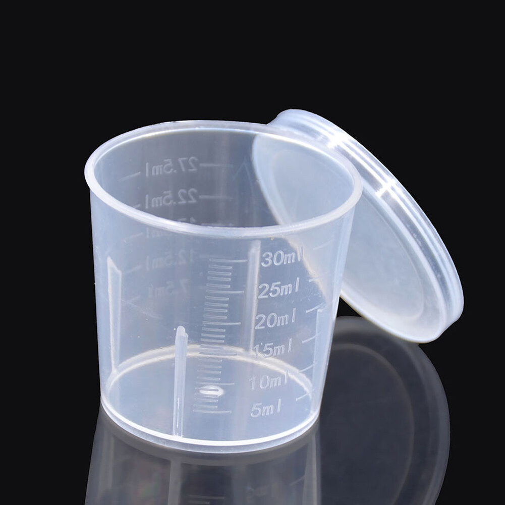 zitaotangb® 10Pcs Plastic Measuring Cups Lab Chemistry Kitchen Liquid ...